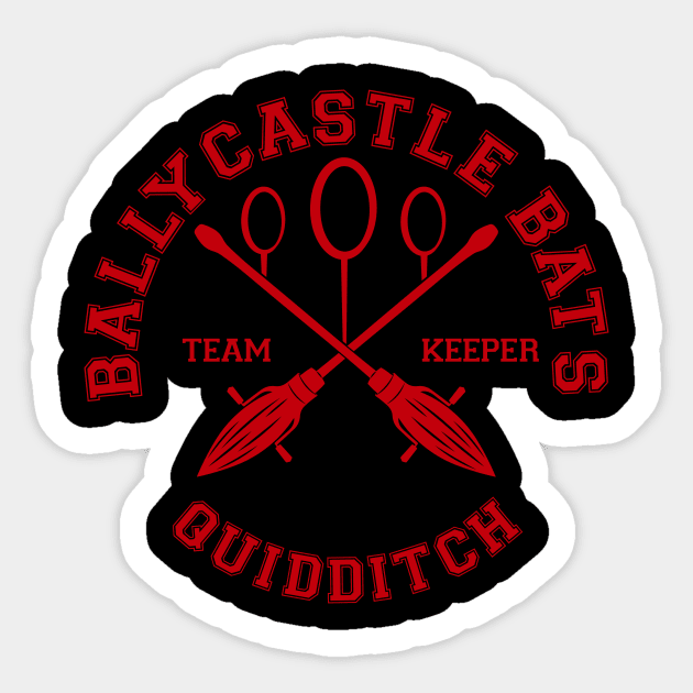 Ballycastle Bats - Team Keeper - Sticker | TeePublic
